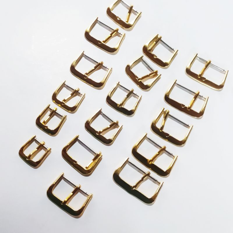 Jual buckle gold atau gesper untuk strap Jam tangan bahan Alloy tidak ...