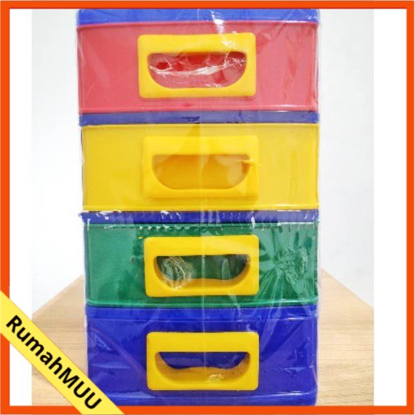 Jual ALPHA CONTAINER SUSUN 4/LEMARI LACI MINI RumahMUU | Shopee Indonesia
