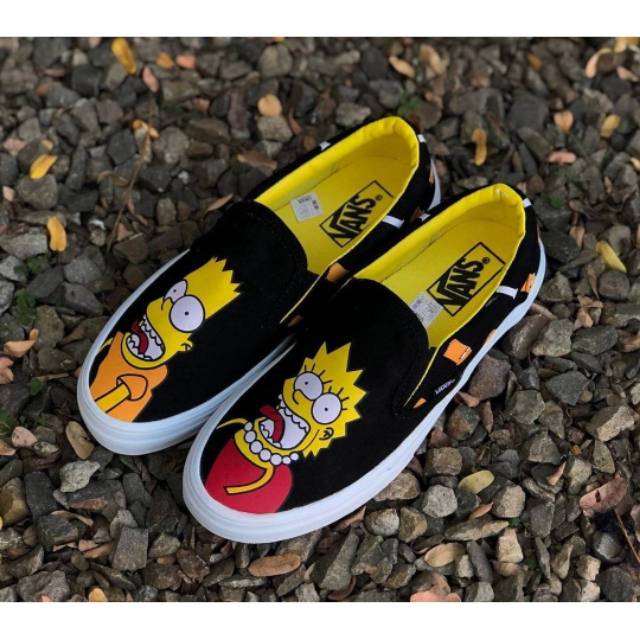 Jual VANS SLIP-ON (BART & LISA) | Shopee Indonesia