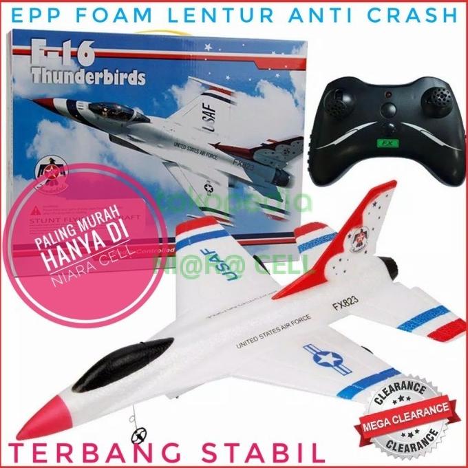 Jual Mainan Pesawat RC FX823 Model Pesawat Tempur F16 Dengan Remote ...