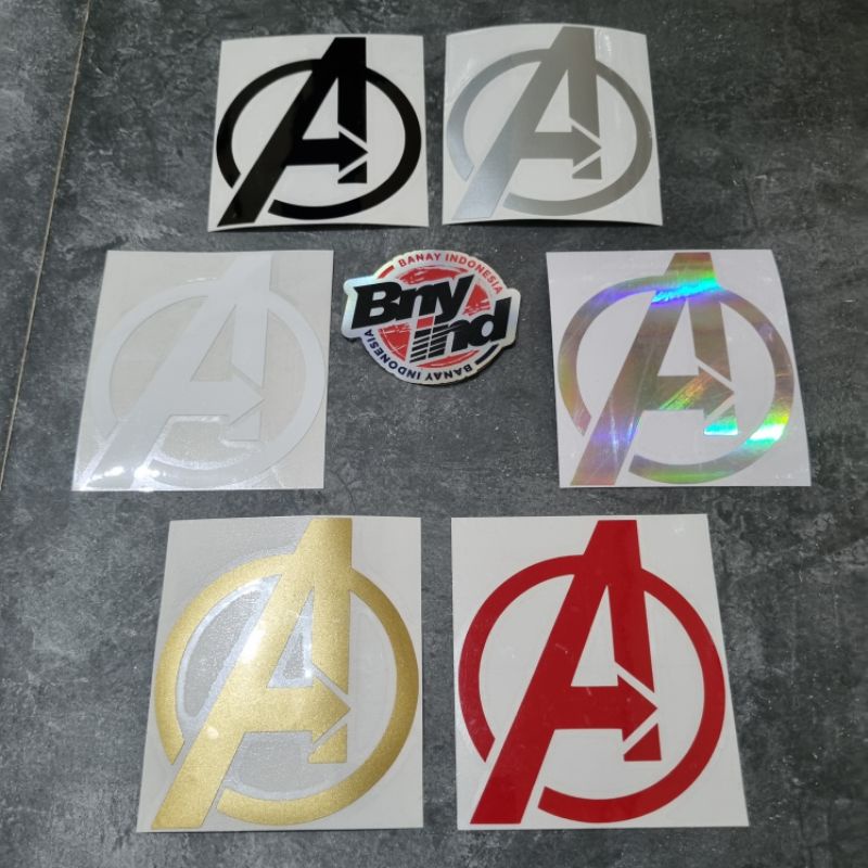 Jual STICKER STIKER LOGO AVENGERS CUTTING | Shopee Indonesia