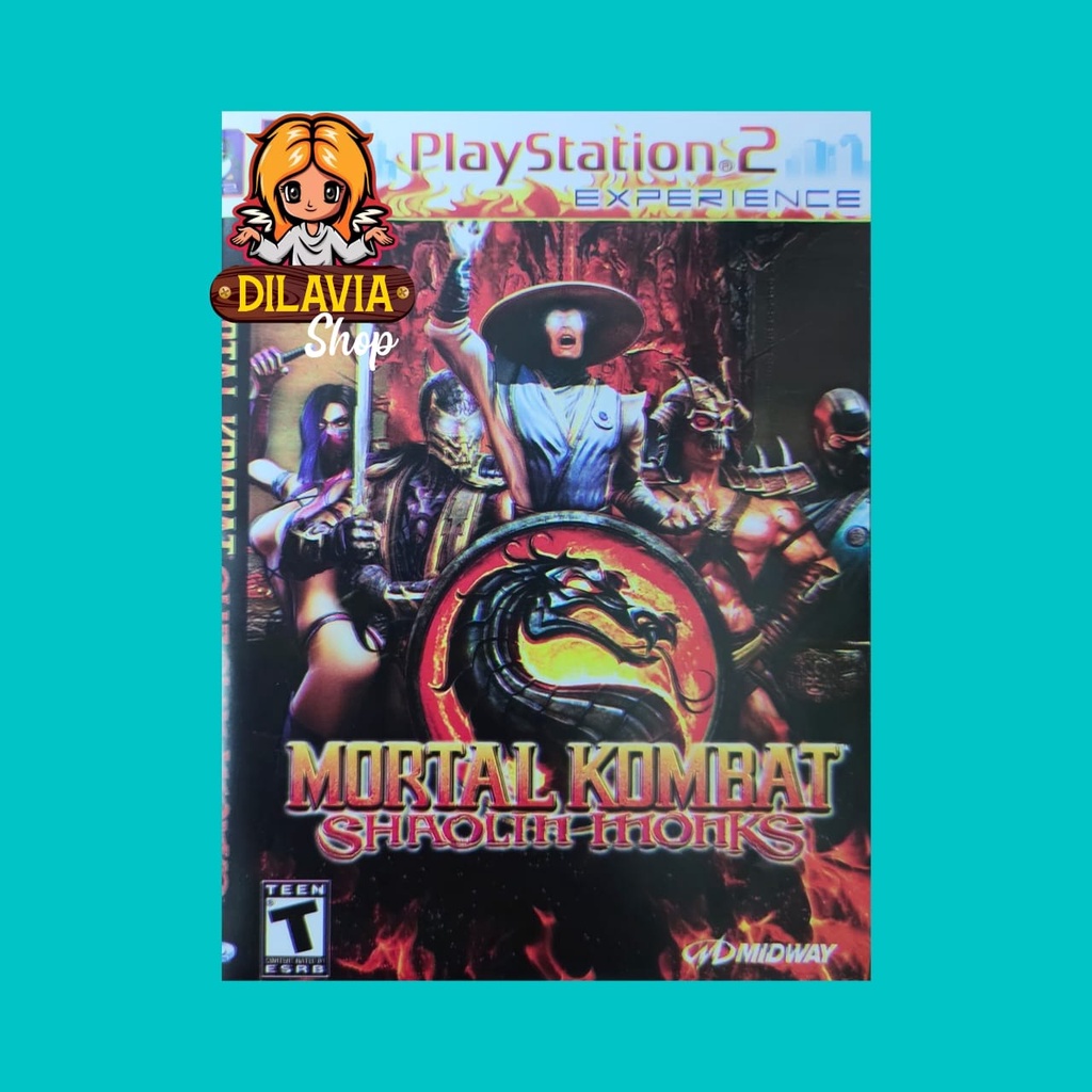 Jual Kaset Ps 2 Mortal Kombat Shaolin Monks | Shopee Indonesia