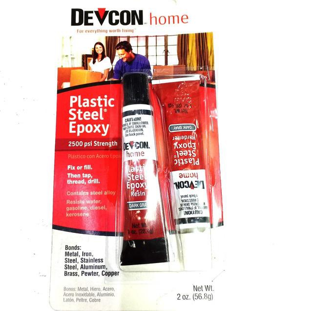 Jual Langsung Kirim..>661XR Lem Devcon Home steel epoxy | Shopee Indonesia