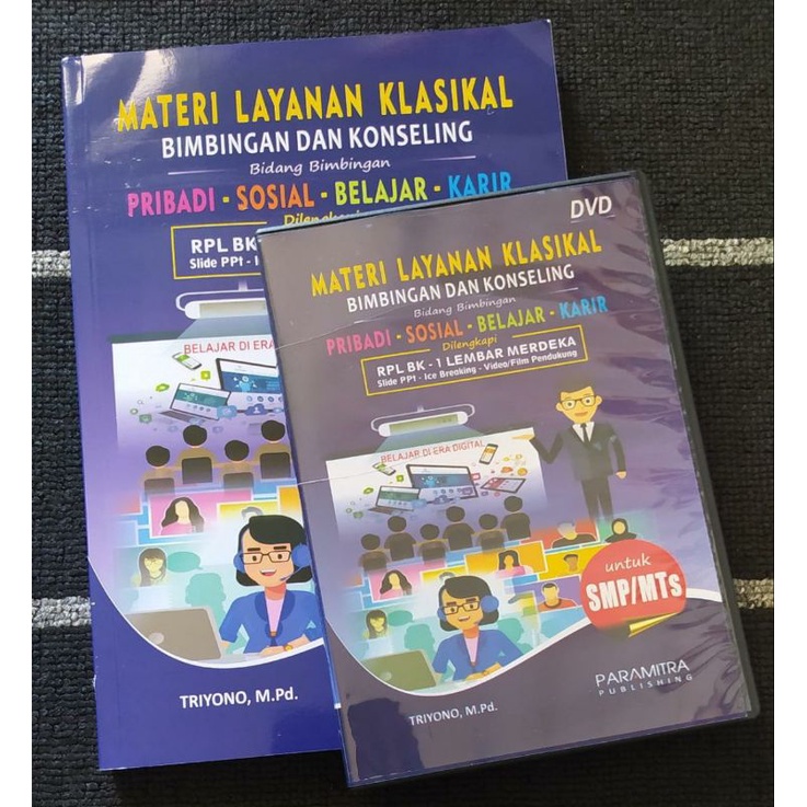 Jual administrasi materi layanan klasikal kurikulum merdeka terbaru 2022. buku bk. buku media bk ...