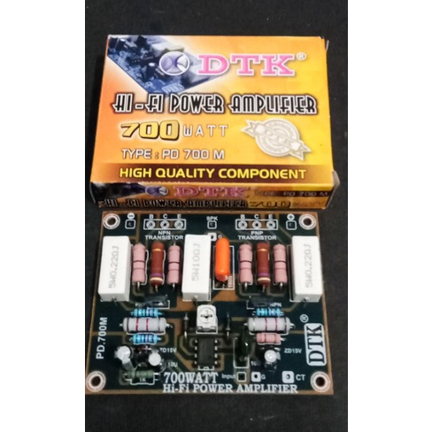 Jual DTK HI-FI Power Amplifier 700 Watt Out Kolektor PD 700 M | Shopee ...
