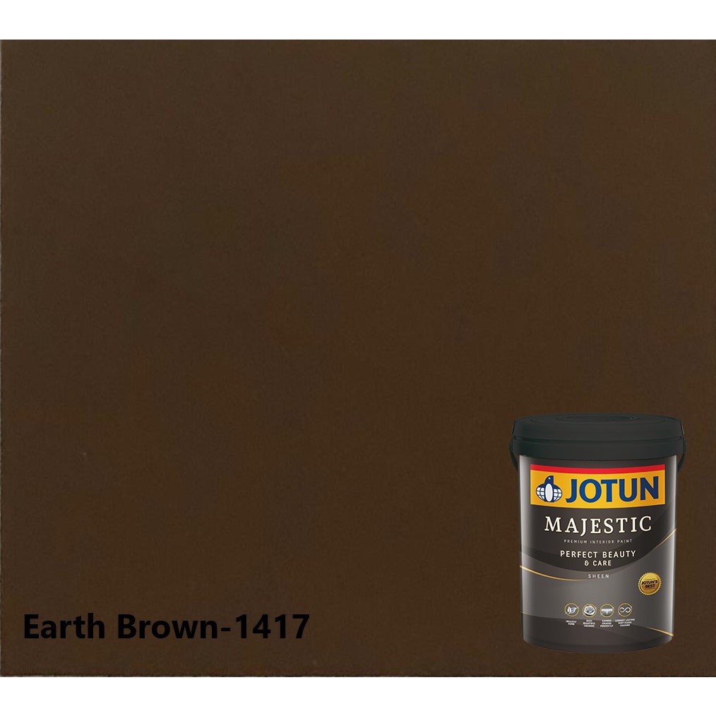 Jual CAT TEMBOK INTERIOR JOTUN - EARTH BROWN/1417 | Shopee Indonesia
