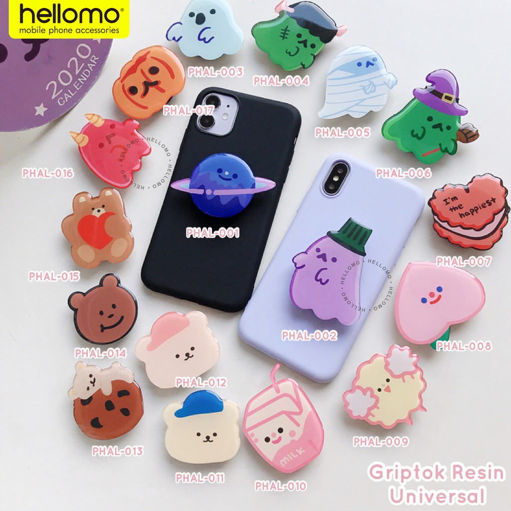 Jual Griptok Resin Korea Phone Holder Universal Korean Pop Grip Tok ...