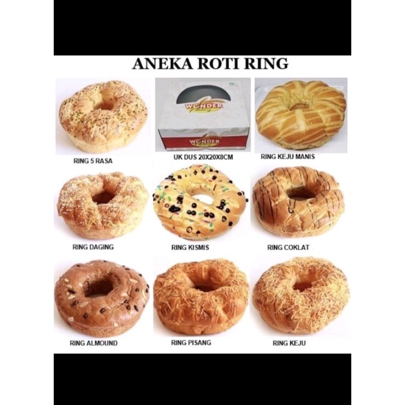 Jual Roti Ring,Wonder bakery solo-salatiga | Shopee Indonesia