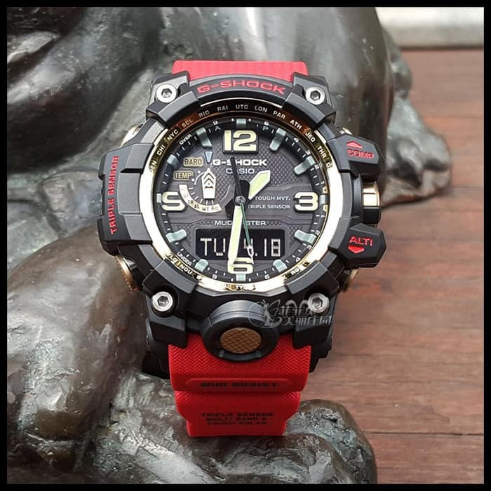 Jual Jam Tangan Pria Casio G-Shock GWG-1000 GB Mudmaster Red Gold Ori ...