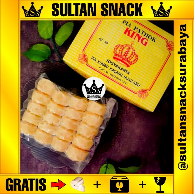 Jual SULTAN SNACK Bakpia / Pia Patok King Kacang Hijau Jogja | Shopee ...