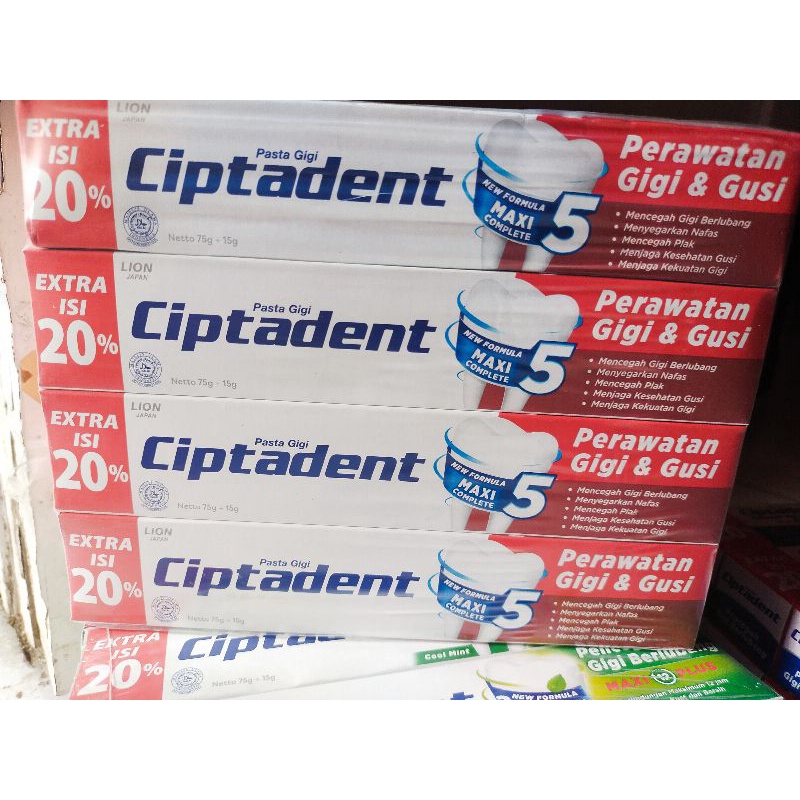 Jual 1 lusin ciptadent pencegah Gigi berlubang isi 12 pcs ukuran 75 ...