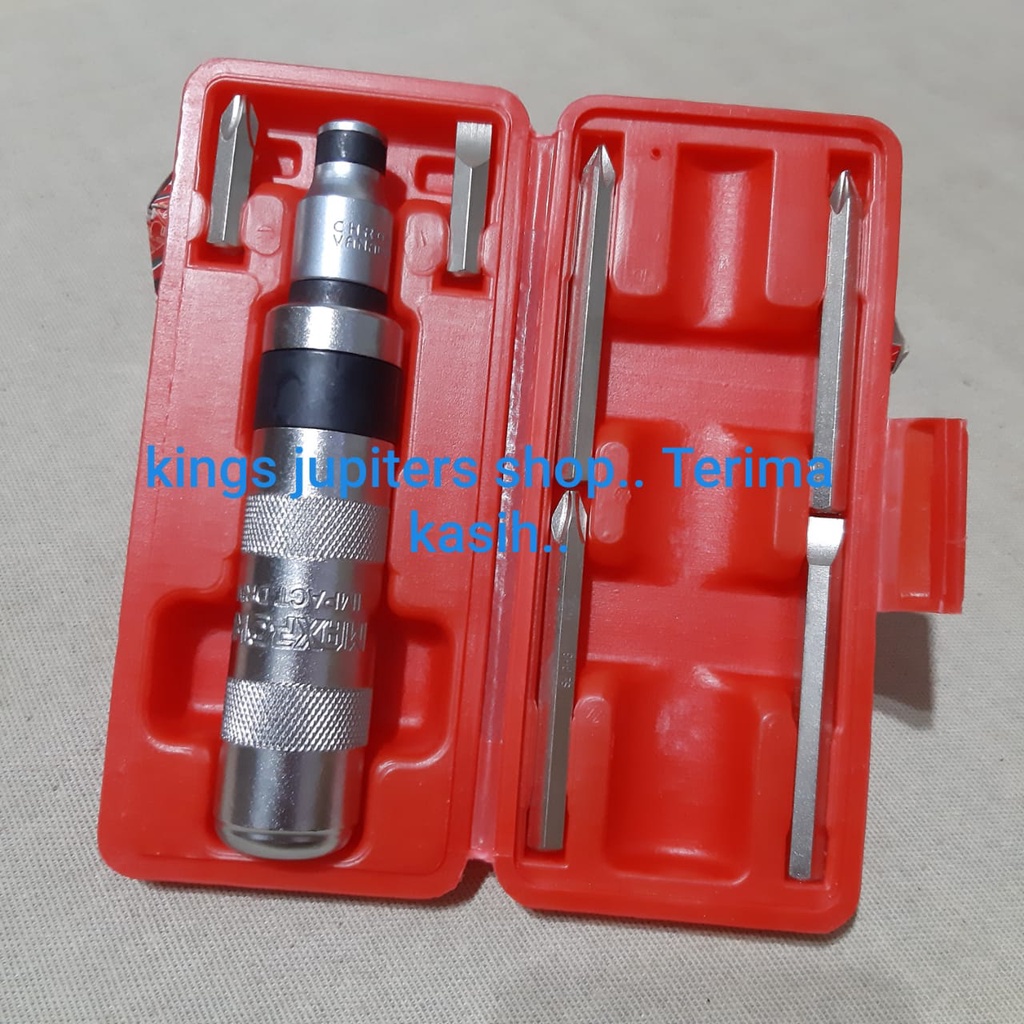 Jual MAXPOWER obeng ketok SET 8PC atau 6PC atau 12PC obeng pukul mpact ...