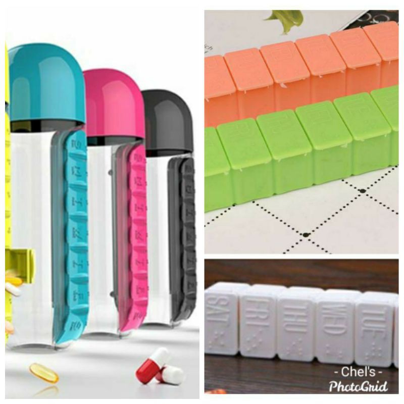 Jual Kotak Obat 7 Nama Hari Dengan Huruf Braile Braille | Shopee Indonesia