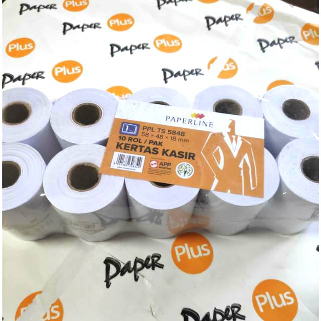 Jual Kertas Kasir / Kertas Kalkulator PAPERLINE 58X48 | Shopee Indonesia
