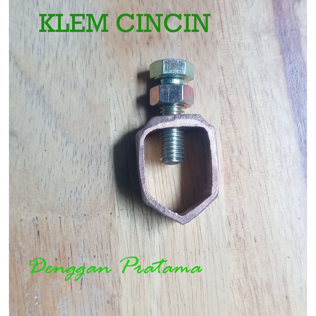 Jual Klem Cincin 5/8 Konektor Stick Rod Grounding dan Kabel BC | Shopee ...