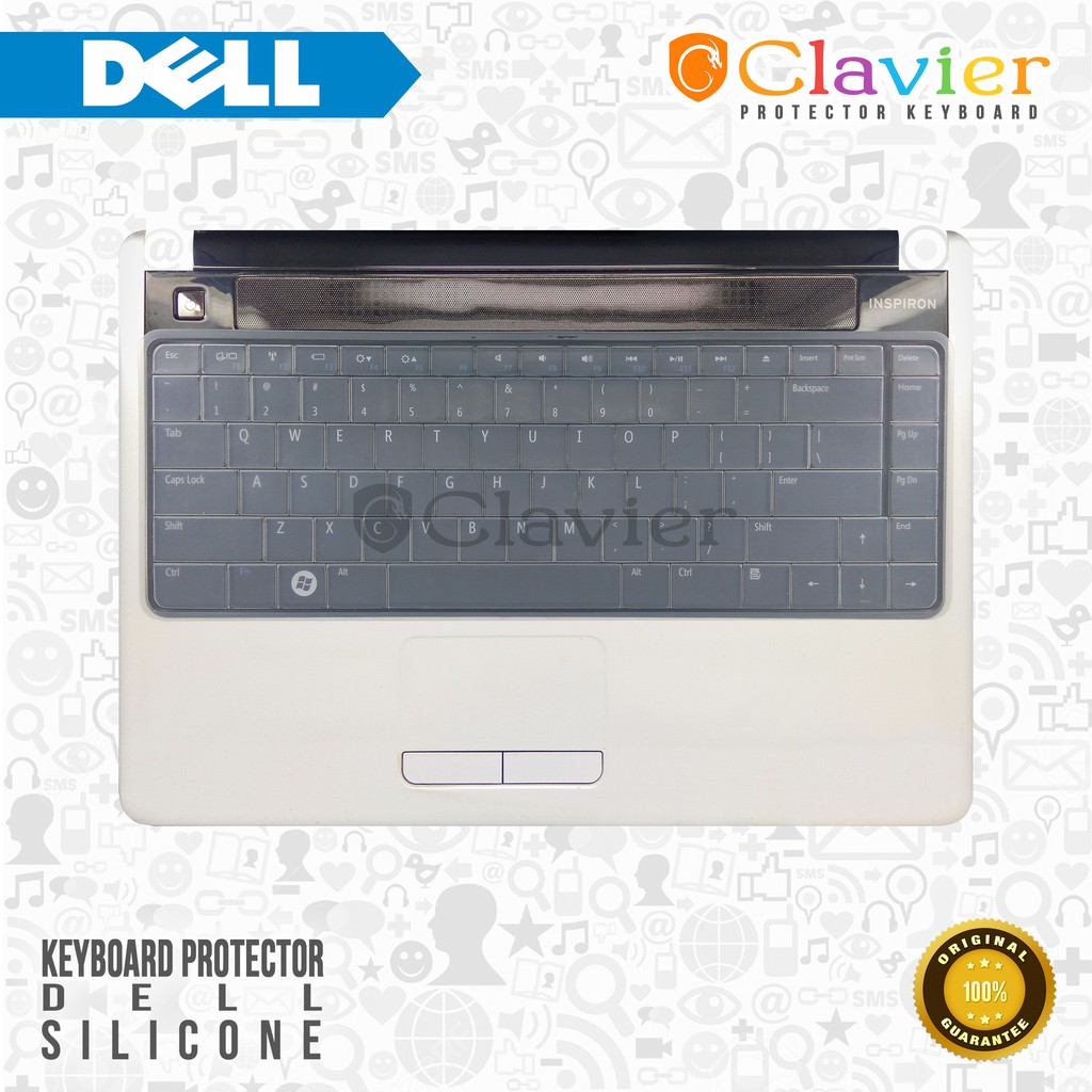 Jual DELL Silicone Keyboard Protector/Cover Pelindung Keyboard/Garskin ...