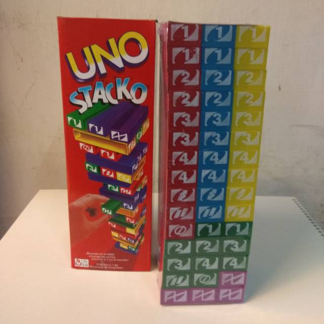 Jual Uno stacko ( mainan edukasi anak balok susun) | Shopee Indonesia