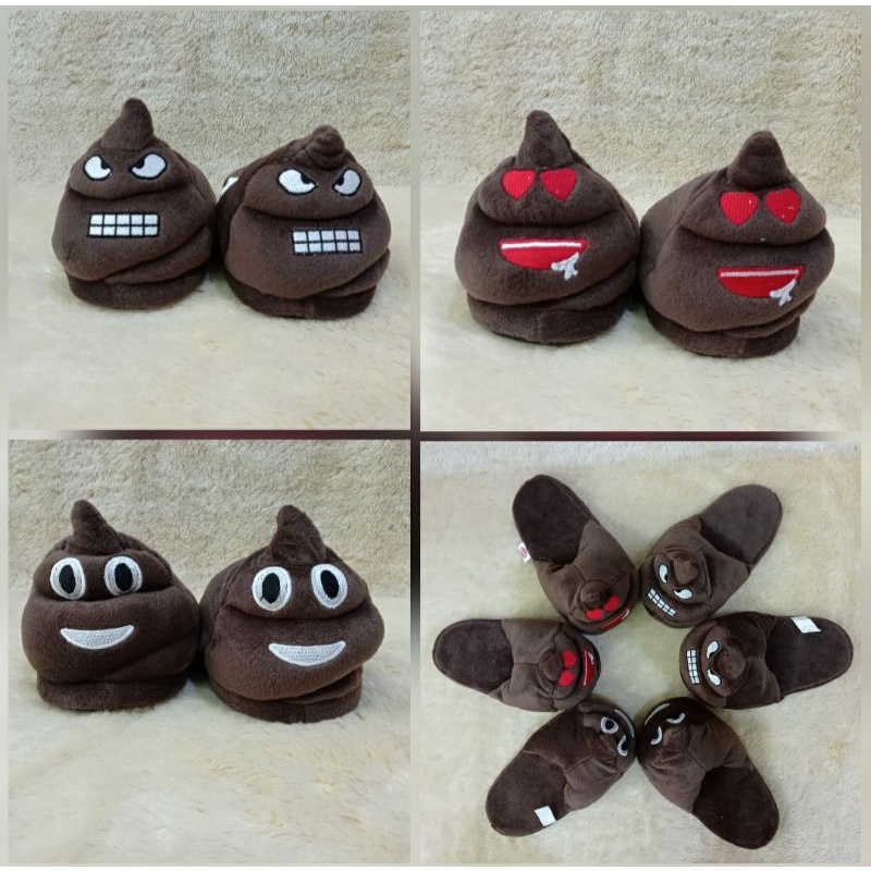 Jual DREAMTOYS96 Boneka Sandal Kamar Poop Eek Emoticon Lucu ekspresi ...
