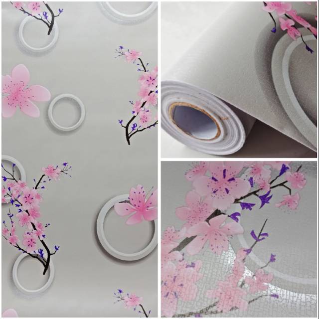 Jual Wallpaper Dinding 45cm x 10 M / 9M / 8M Wallpaper Dinding Kamar ...