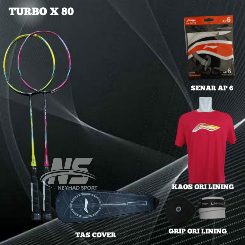 Jual RAKET LINING TURBO X 80/90 II | Shopee Indonesia