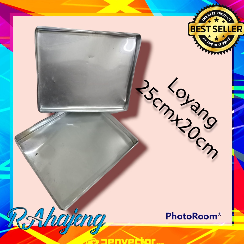 Jual Loyang Kotak Kecil ukuran 25x20x2 cm | Shopee Indonesia