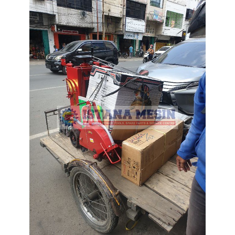 Jual MESIN POTONG ASPAL CONCRETE CUTTER TIGER CC149 COMPLETE MESIN 13PK ...