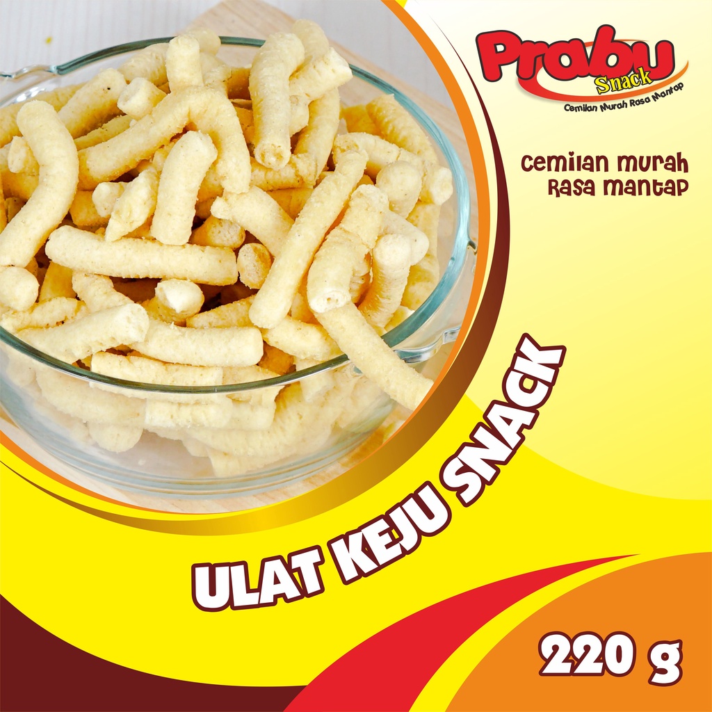Jual Prabu Snack Ulat Keju - 220 gr | Shopee Indonesia