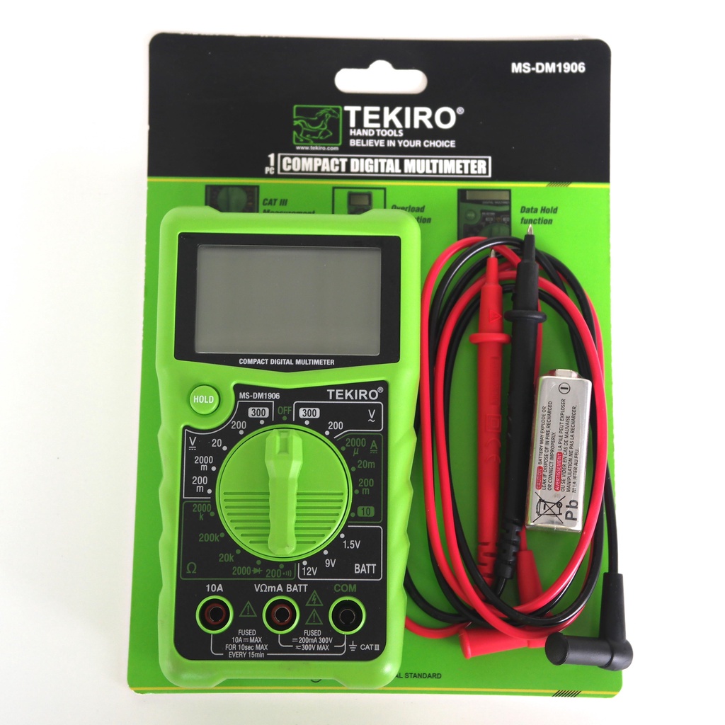 Jual Multimeter Digital Compact Tekiro (Multitester) | Shopee Indonesia