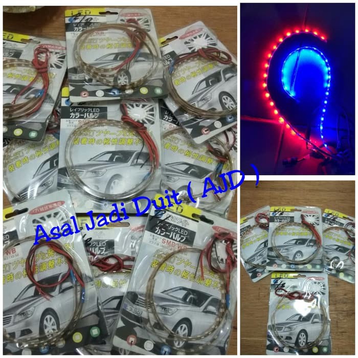 Jual LAMPU LED PVC 3 Kabel 2 Warna ( Harga/Set 2 pcs led ) | Shopee ...