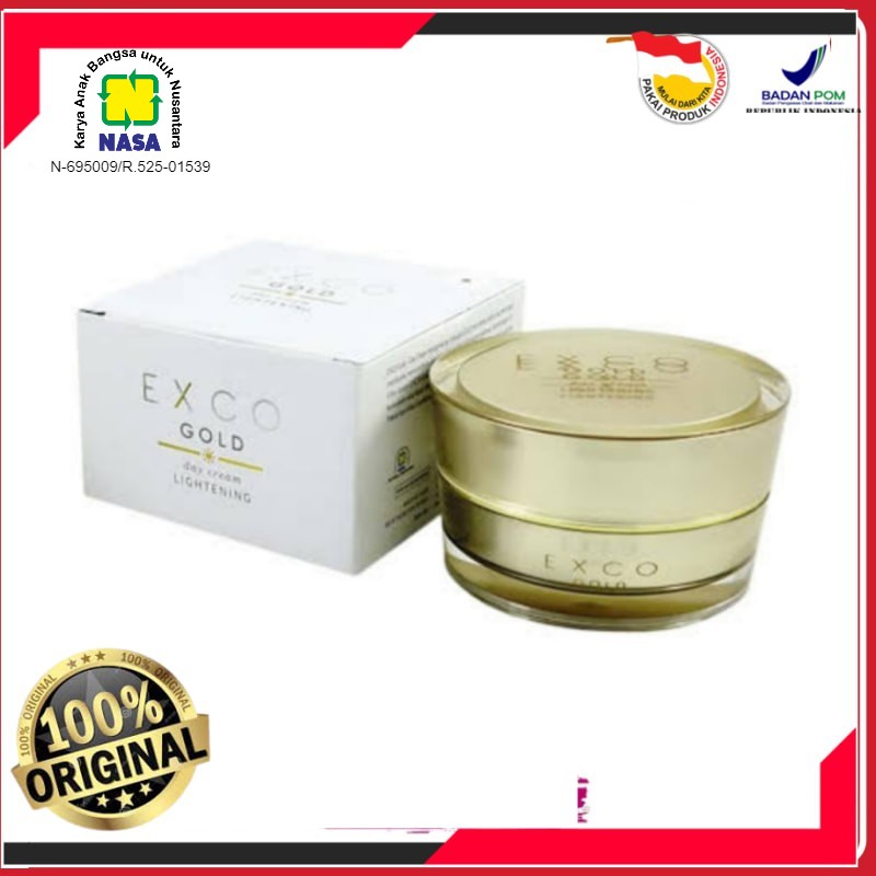 Jual Exo Gold Day Cream Lightening - Krim Siang Untuk Mencerahkan dan ...