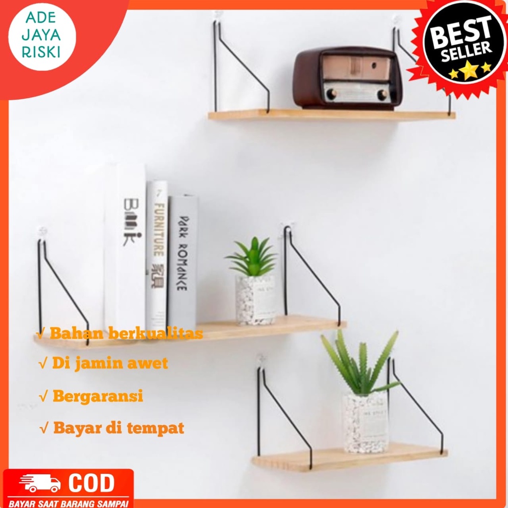 Jual Rak Gantung Dinding Minimalis Dekorasi Dinding Ruang Tamu ...