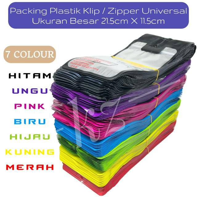 Jual [100PCS] Plastik Packing Klip Ukuran Besar Buat Casing Cover Hp ...