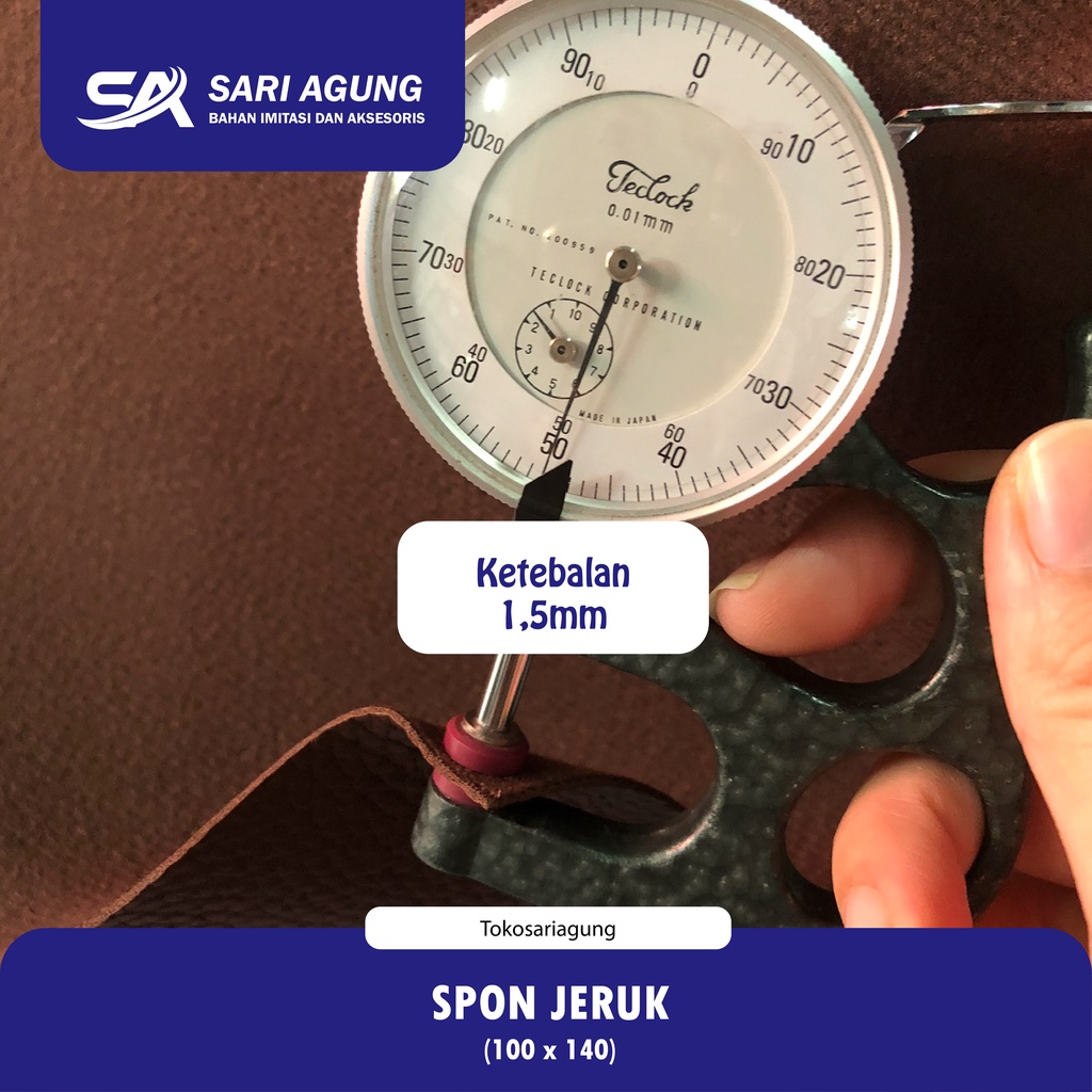 Jual SPON JERUK (METER) BAHAN KULIT JERUK SINTETIS OSCAR IMITASI UNTUK ...