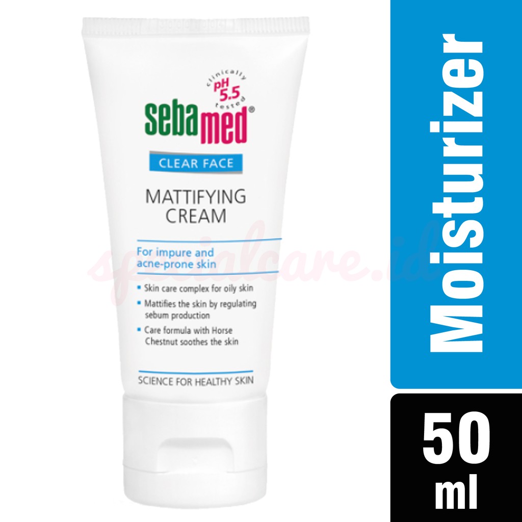 Jual SEBAMED CLEAR FACE MATTIFYING CREAM 50ML ORIGINAL MOISTURIZER ...