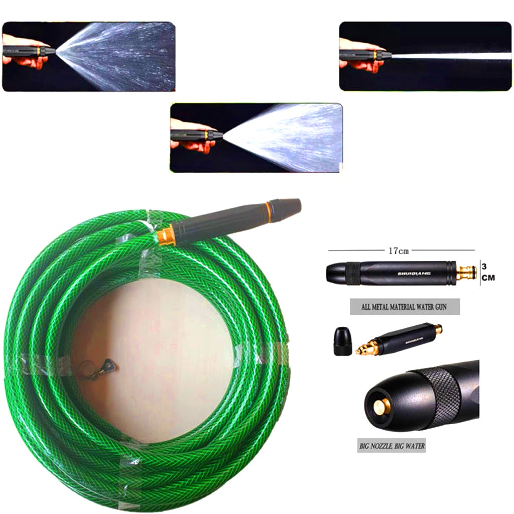 Jual Paket Semprotan Selang Air 3/4 Alat Cuci Motor & Mobil - Selang ...