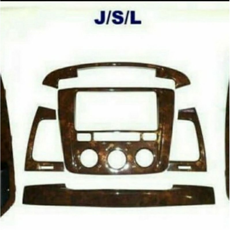 Jual PANEL WOOD DASH BOARD MOBIL GRAND INNOVA JSL ( 5 PCS ) | Shopee ...