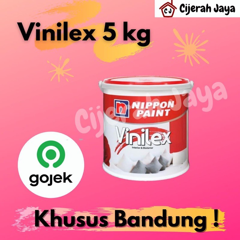 Jual Cat Tembok Vinilex 5 kg Nippon Paint | Shopee Indonesia