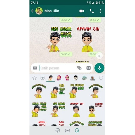 Jual CUSTOM STICKER REKENING WHATSAPP (WA) | Shopee Indonesia