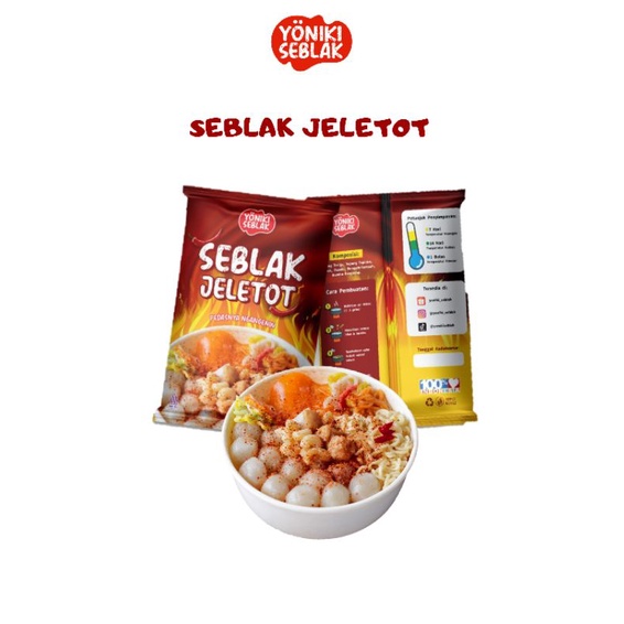 Jual Seblak Jeletot Instan Isi Toping Cilok 200gr - Yoniki Seblak ...