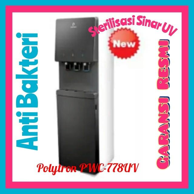 Jual Dispenser Galon Bawah POLYTRON PWC 778 PLUS UV// Anti Bakteri Low ...