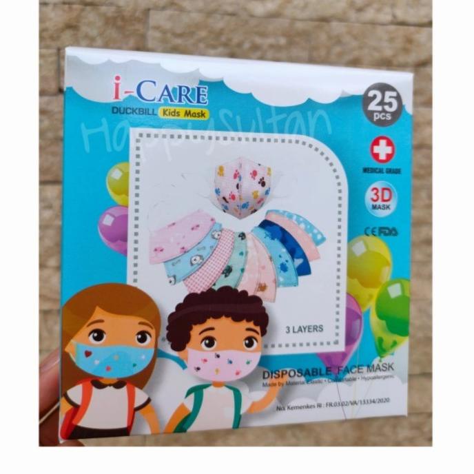 Jual DUCK bill i care masker kids 3ply box/isi 25 88-wwwmettacom888 Ayo ...