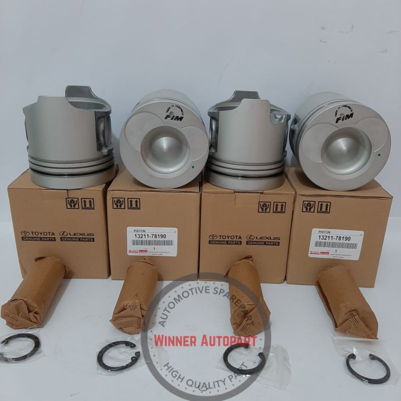 Jual PISTON ASSY SET ATAU SEHER KOMPLIT TOYOTA DUTRO HT130 BAJA | Shopee Indonesia