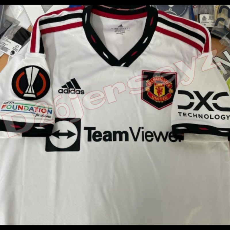 Jual Jersey MU Away 2022 / 2023 OFFICIAL + Patch Uel | Shopee Indonesia