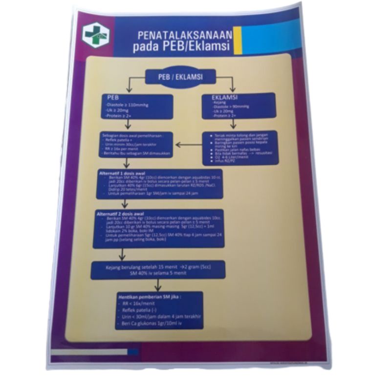 Jual Poster Penatalaksanaan Pada PEB / Eklamsi kode 28 | Shopee Indonesia