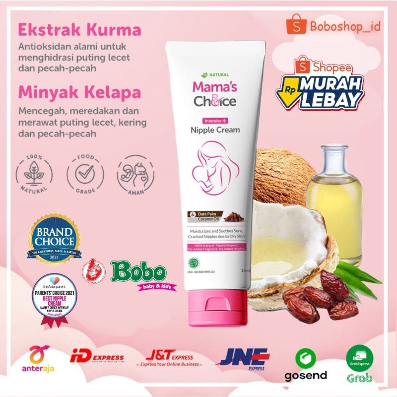 Jual Mama's Choice Intensive Nipple Cream - Krim Melembapkan Puting Lecet - Terdaftar BPOM dan ...