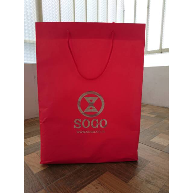 Jual SOGO (MAP) PAPER BAG ORIGINAL | Shopee Indonesia