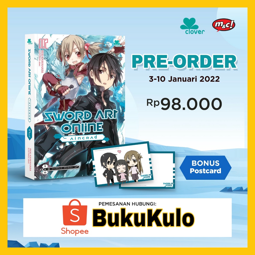 Jual Pre Order Buku Sword Art Online 002 Aincrad - Reki Kawahara ...