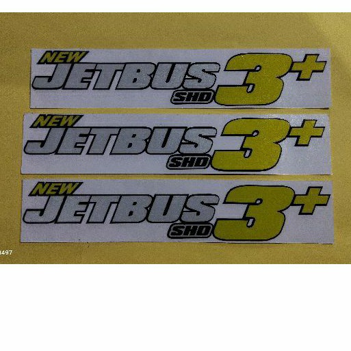 Jual stiker cutting new jetbus 3 - cutting stiker jet bus 3 | Shopee ...