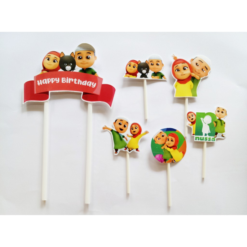 Jual topper toper hiasan tusukan kue cake ulang tahun happy birthday ...