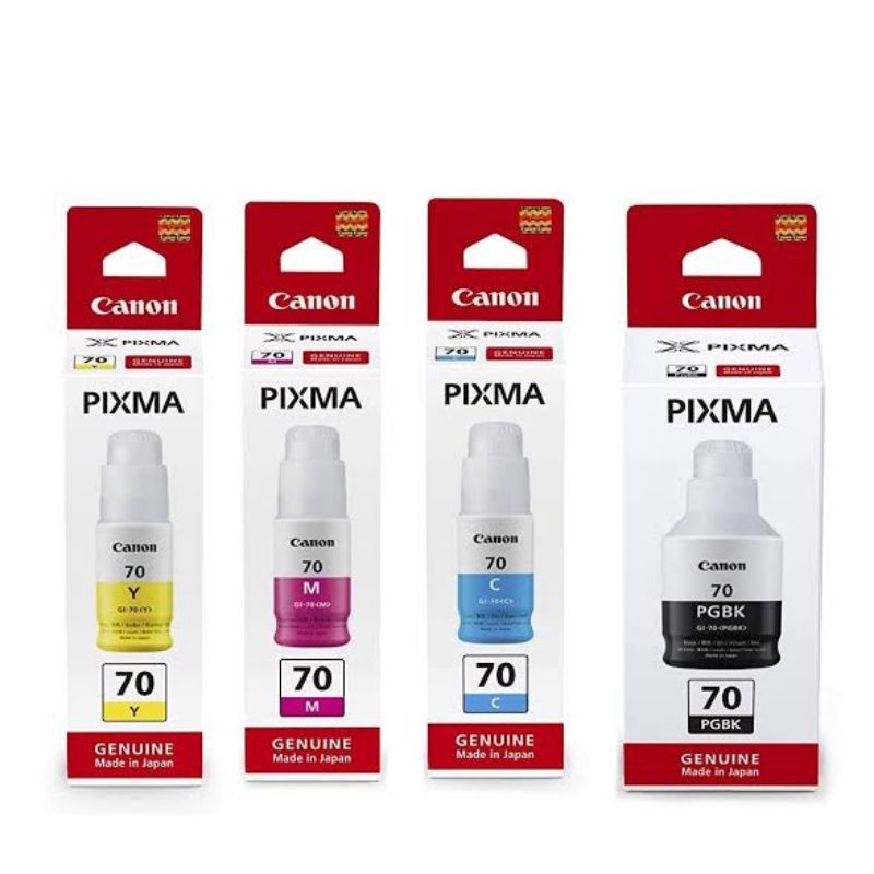 Jual tinta Canon 70 black + 70 colour ( harga satuan ) for Canon PIXMA ...